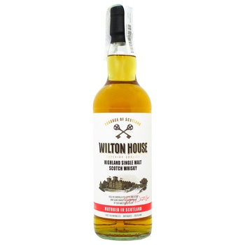Wilton House Whisky 40% 0.7l - order the best from Auchan