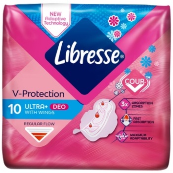 Libresse Ultra Normal Soft Deo Sanitary Pads 10pcs - order the best ...