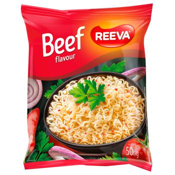 Reeva Beef Flavored Instant Vermicelli 50g - order the best from COSMOS