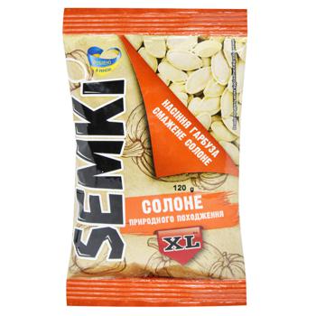 Насіння гарбуза смажене солоне Semki 120г купити від 56.99 грн – Novus Київ