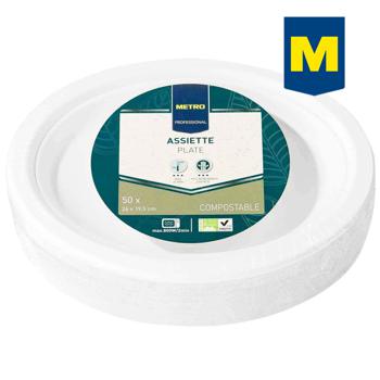 Metro Professional Oval Plates 26x19.5cm 50pcs - order the best from METRO