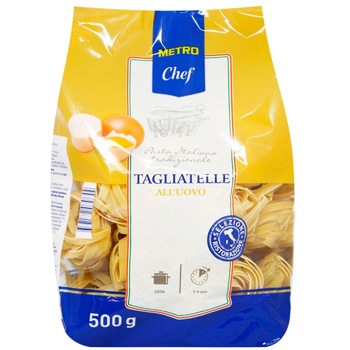 Metro Chef tagliatelle pasta 500g buy from 89.99 UAH – Metro Kyiv ...