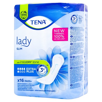 Tena Lady Extra Slim Urological Pads 16pcs - order the best from METRO