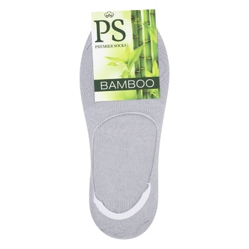 Premier Socks Bamboo Grey Men's Open Socks with Silicone size 25 ...