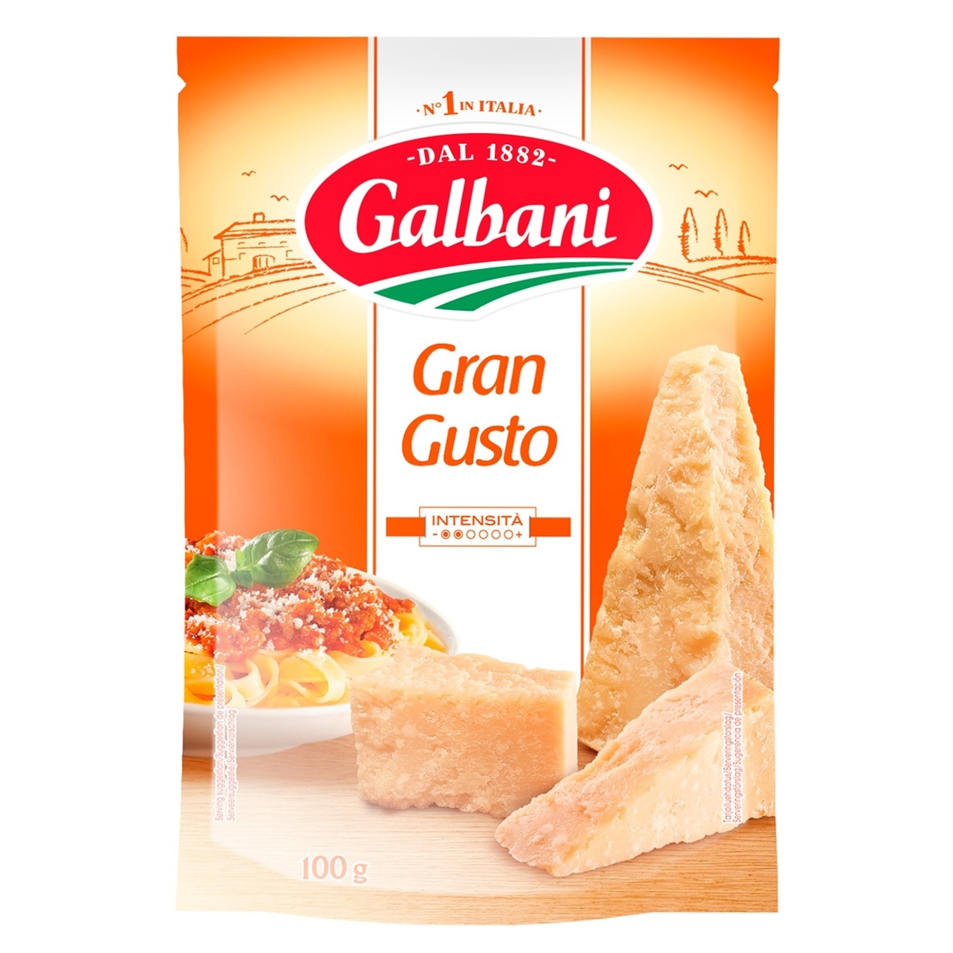 Galbani Grangusto Grated Cheese 35% 100g ️ home delivery from the store ...