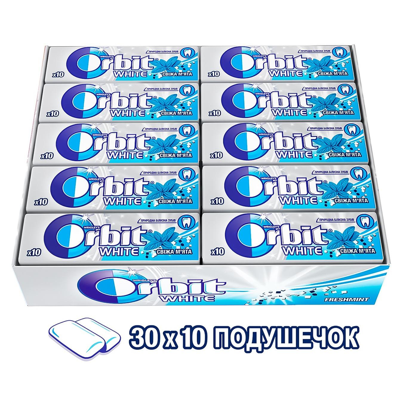Orbit White Fresh Mint Chewing Gum 14g ️ home delivery from the store ...