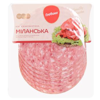Колбаса Глобино Миланская полукопченая нарезка 105г купить от 57.20 грн ...