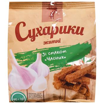 Semerka Rye Rusk with Garlic 90g - order the best from Tavria V